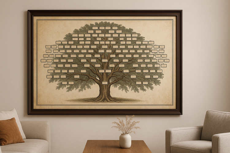 How to Build a Visual Family Tree For Your Wall – Crests & Arms