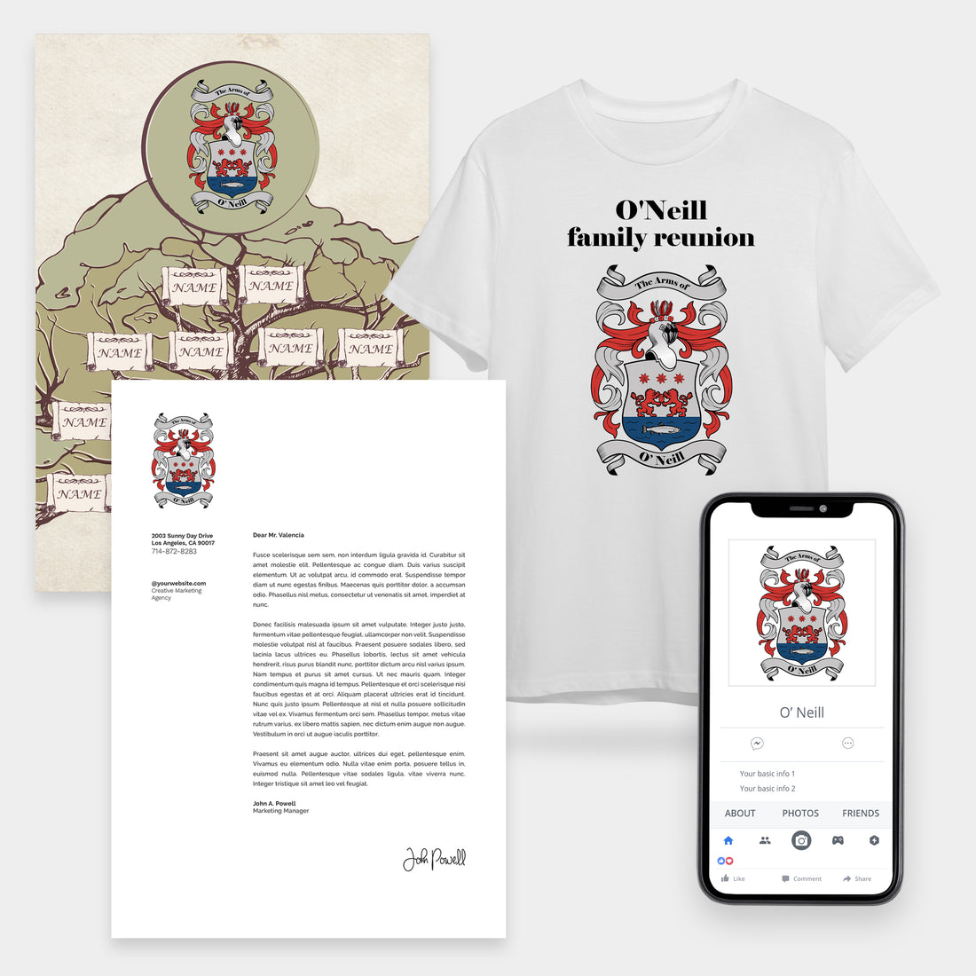 Get Your Family Crest | Digital Pack | Expertly Researched – Crests & Arms