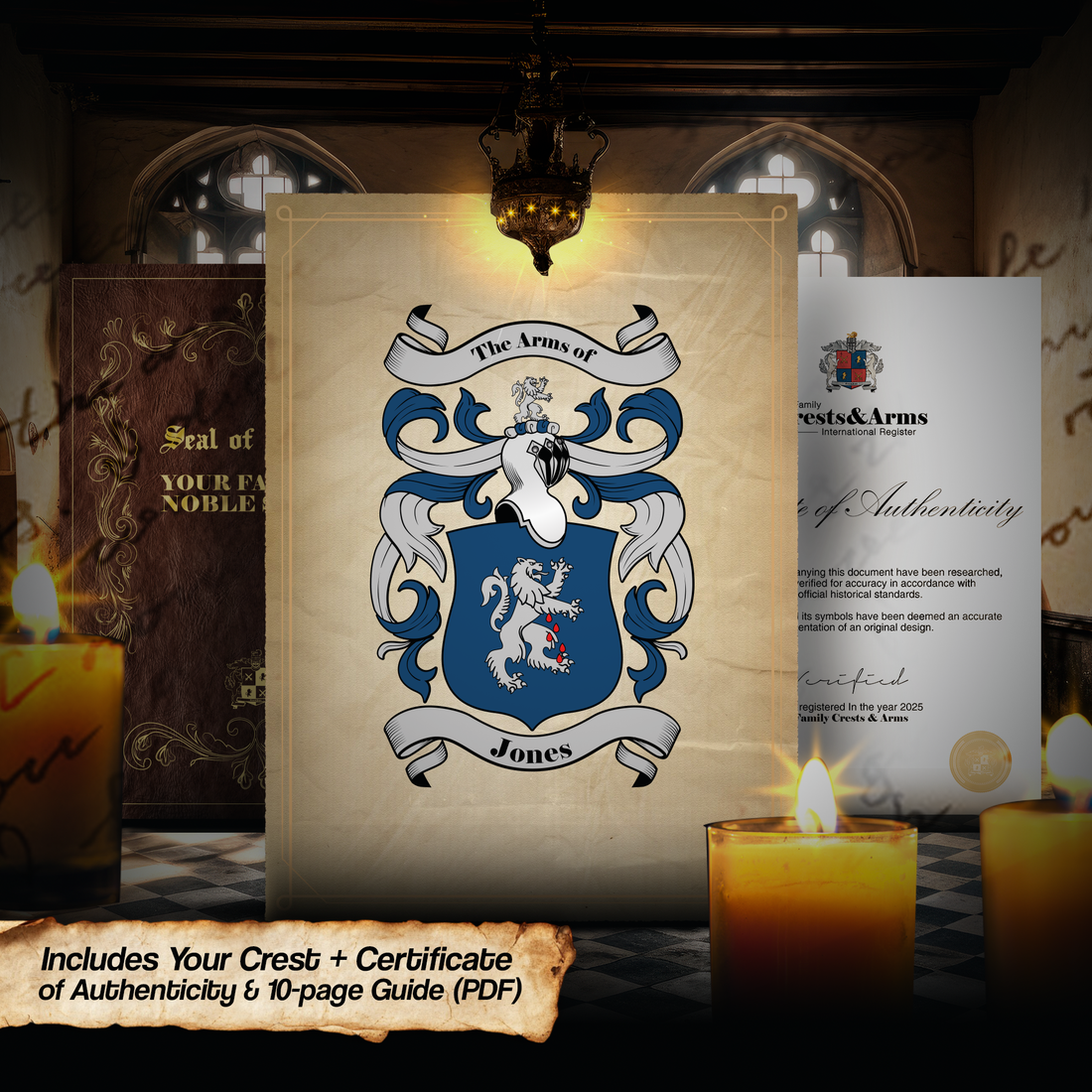 Get Your Family Crest | Our Bestseller | Expert Verified – Crests & Arms
