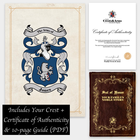 Get Your Official Family Crest | Your Real Coat of Arms – Crests & Arms