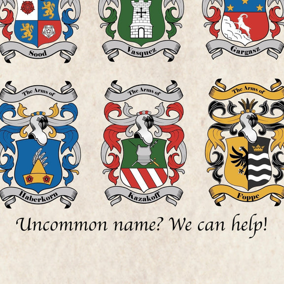 Get Your Family Crest | Digital Pack | Expertly Researched – Crests & Arms