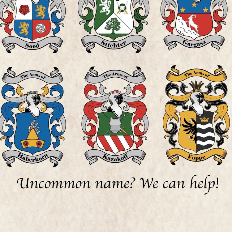 Get Your Official Family Crest | Your Real Coat of Arms – Crests & Arms