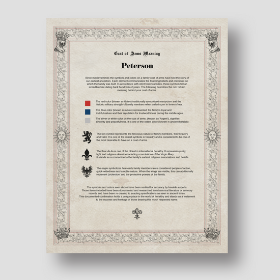 Learn What Your Crest Means (PDF) – Crests & Arms